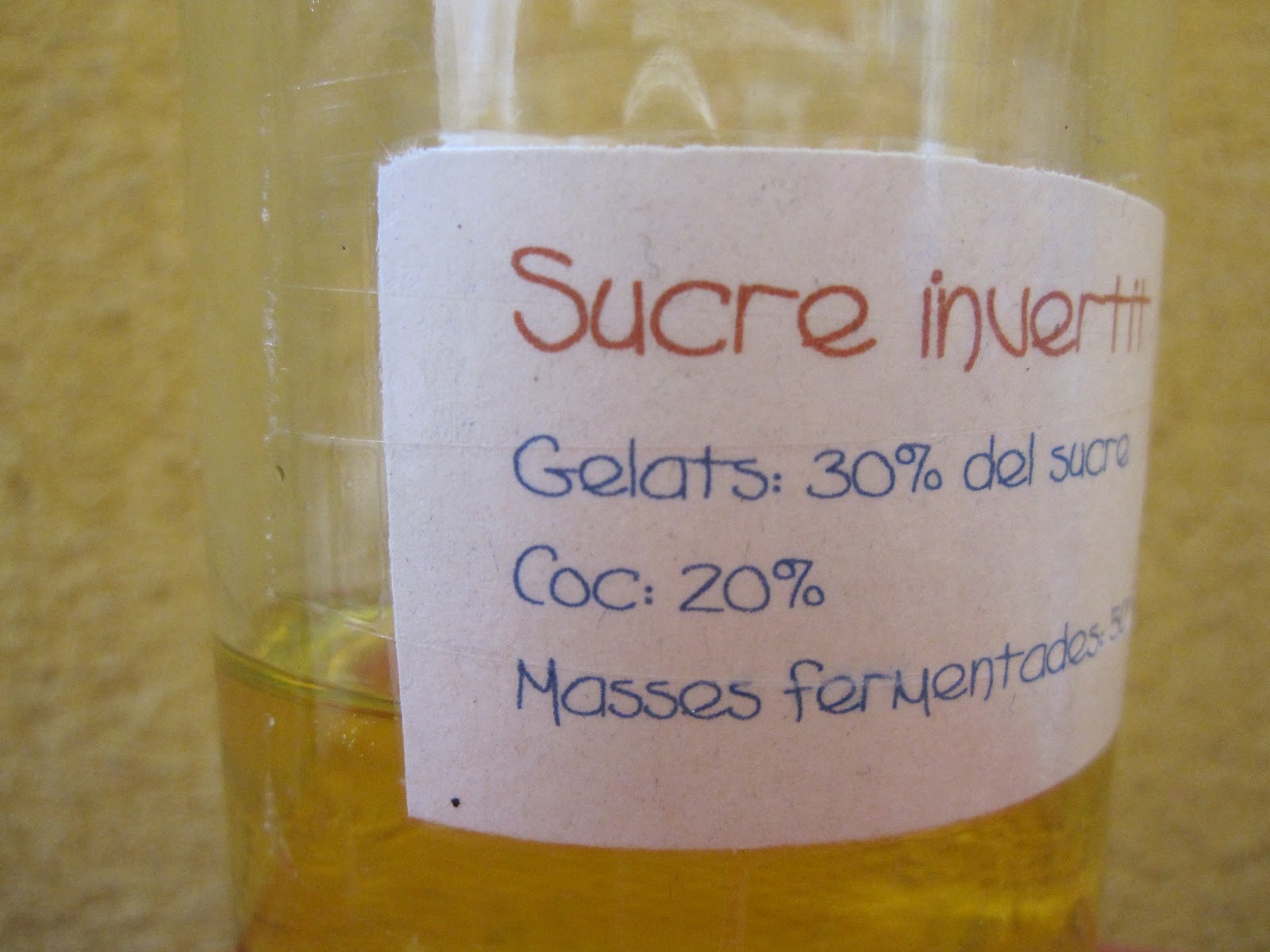 viure per menjar: SUCRE INVERTIT
